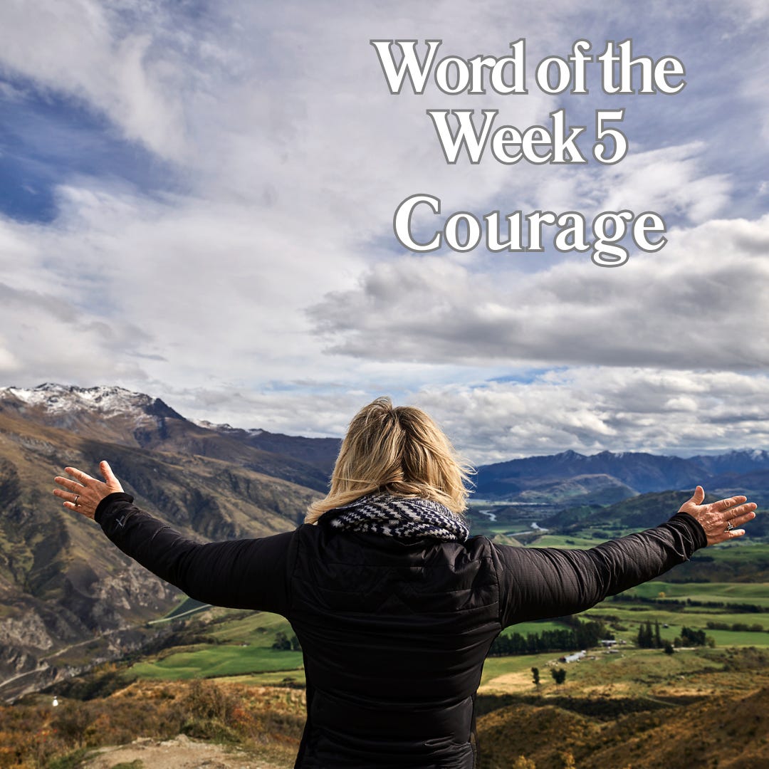Courage - by Elaine Fraser - Elaine’s Newsletter