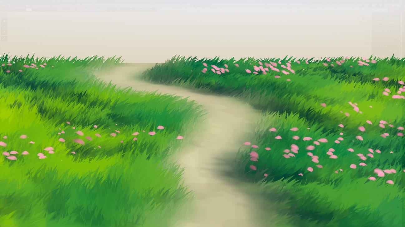 Anime Grass Tutorial | Blender - by Trung Duy Nguyen