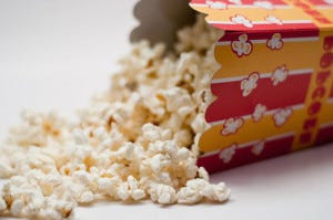 What's the average price of cinema popcorn?