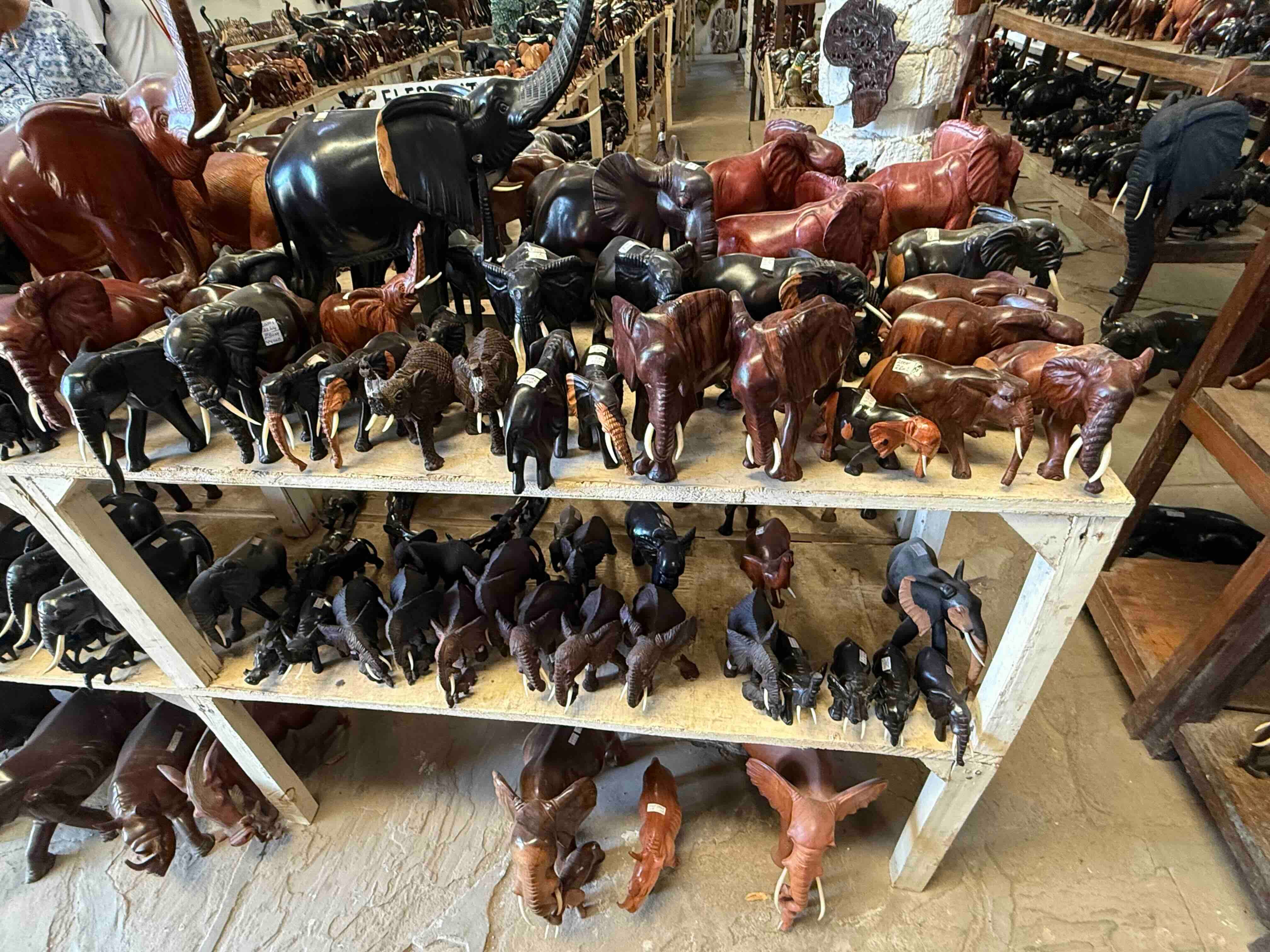 Wood Carvings in Mombasa, Kenya