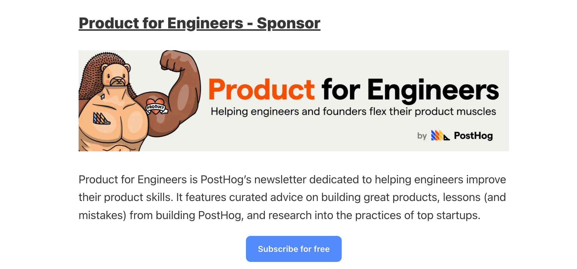 Sponsorship - by Neo Kim - The System Design Newsletter