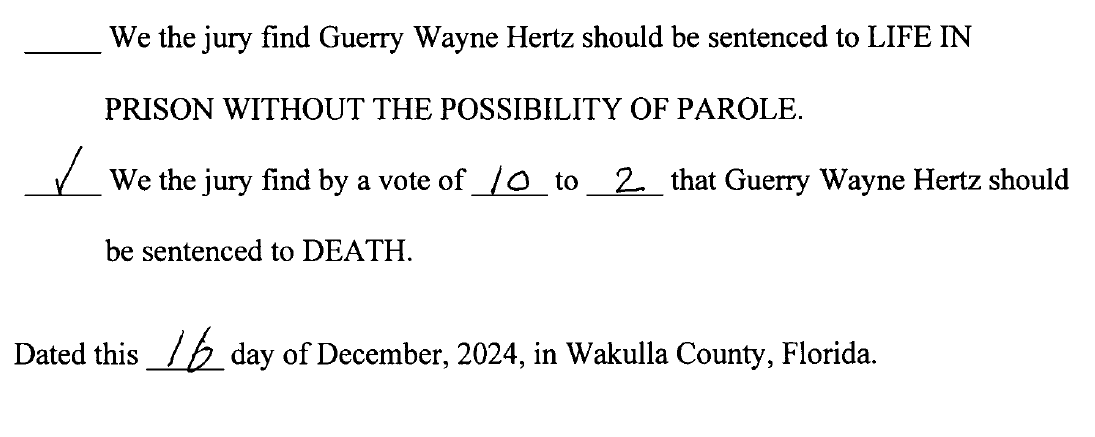 Wakulla County: Guerry Hertz & Jason Looney resentenced