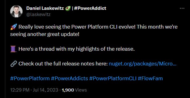 Power Platform Dev Weekly #174 - by Danish N. and LinkeD365