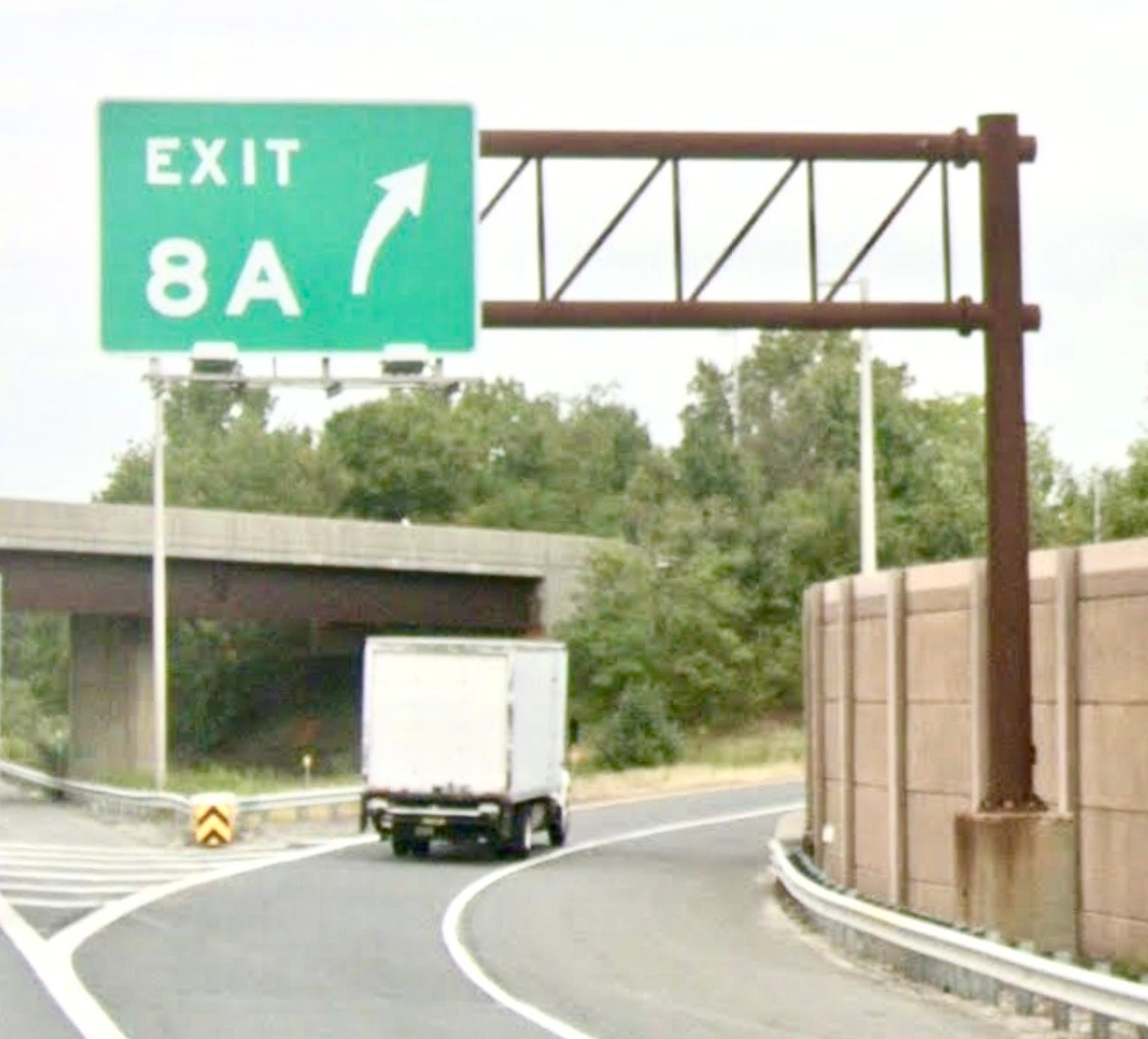 The Very Strange Exit Signs on the New Jersey Turnpike