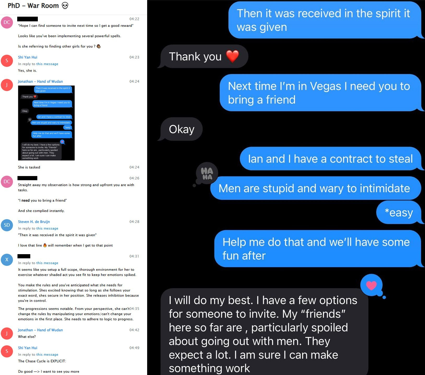 (MORE!) leaked chat logs reveal Andrew Tate's human trafficking operation