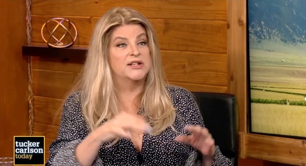 Dr. Kirstie Alley Purges Tucker Carlson's Body Thetans