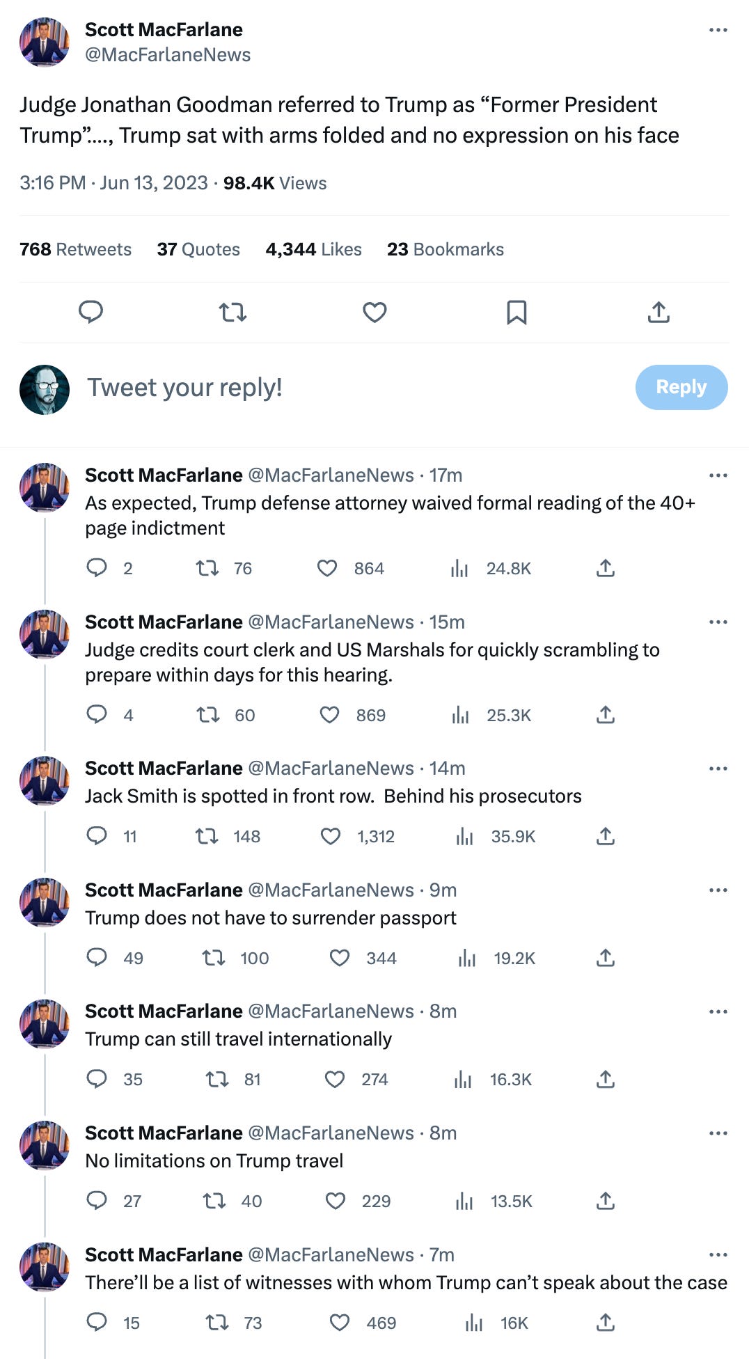 LIVE UPDATES: Trump Federally Indicted (Arraignment)