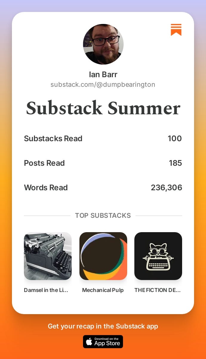 My Substack Summer - The Word Dump