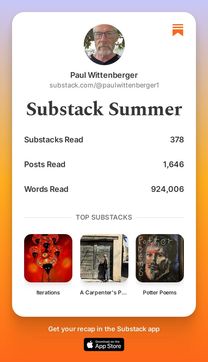 My Substack Summer - Paul’s Substack