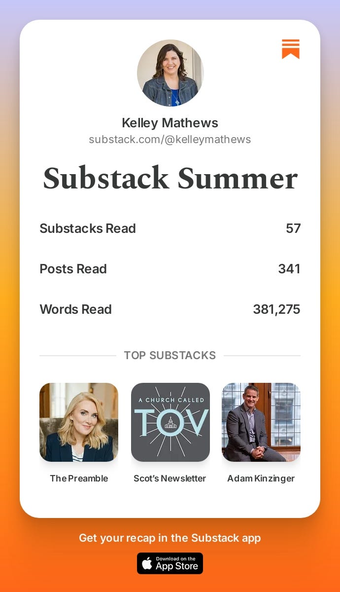 My Substack Summer - The Estuary with Kelley Mathews