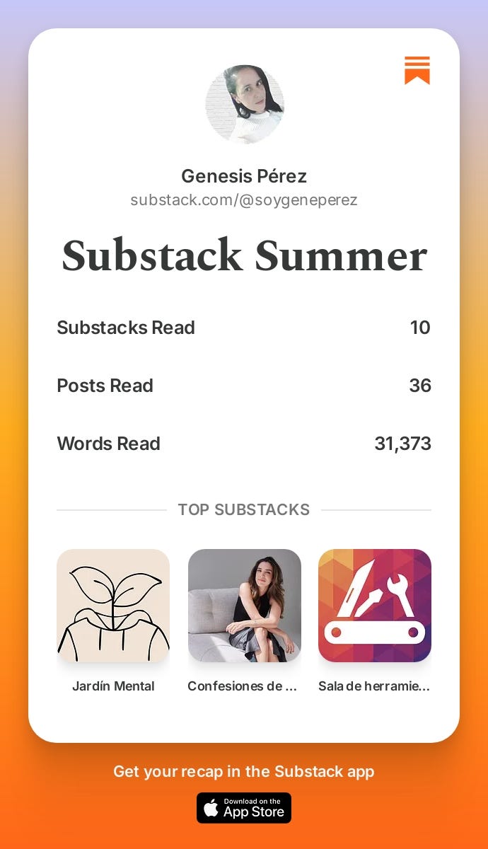 My Substack Summer - Entre Letras y Papel