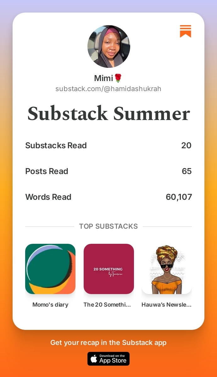 My Substack Summer