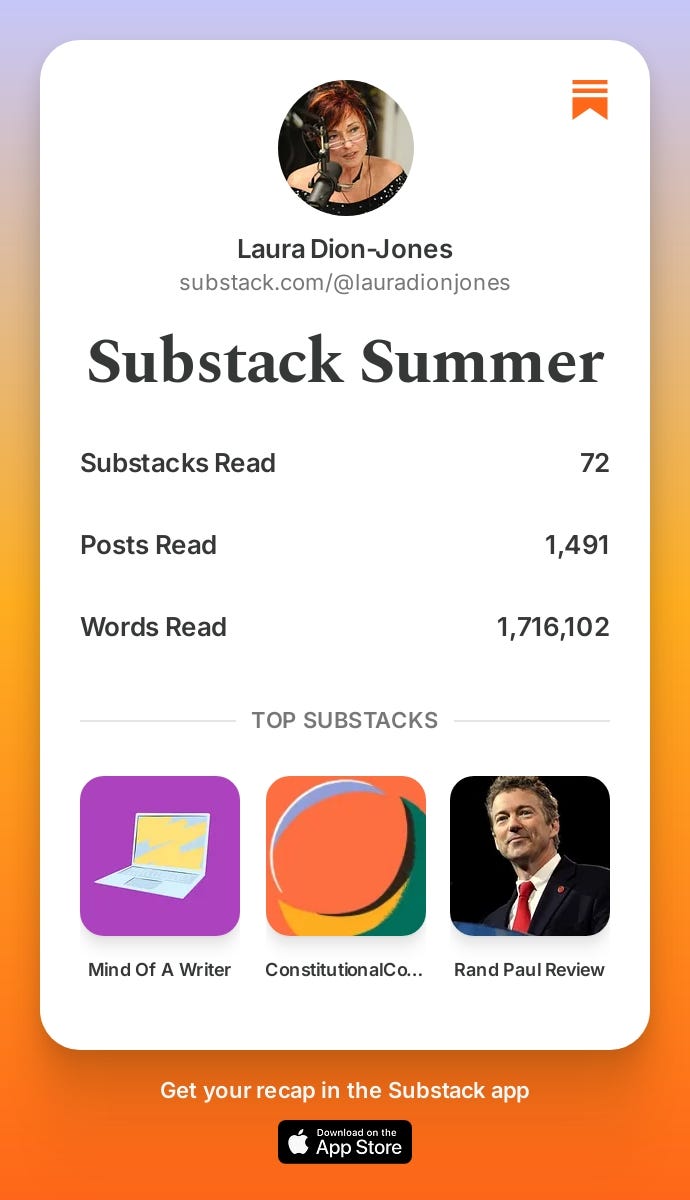 My Substack Summer - by Laura Dion-Jones
