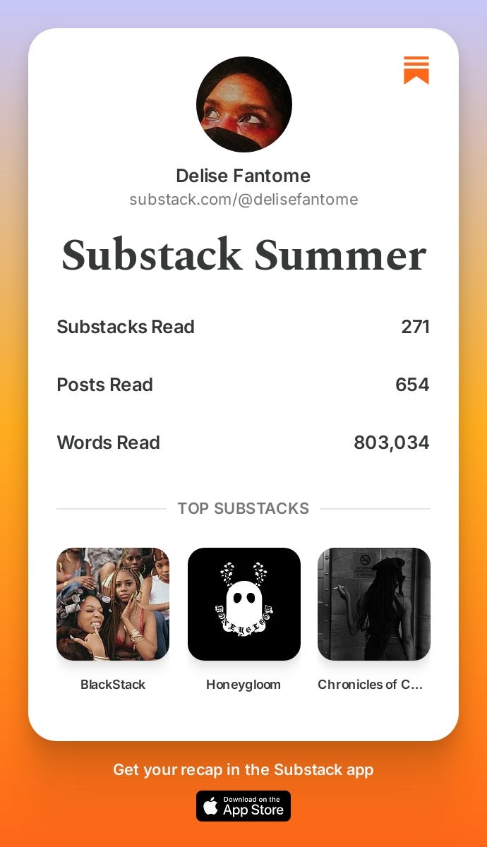 The Substack Days of Summer - What A Time To Be Alive