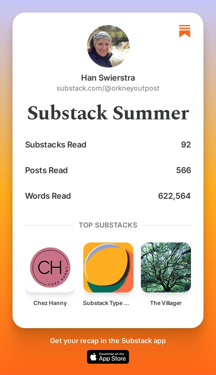 My Substack Summer - by Hannah Swierstra