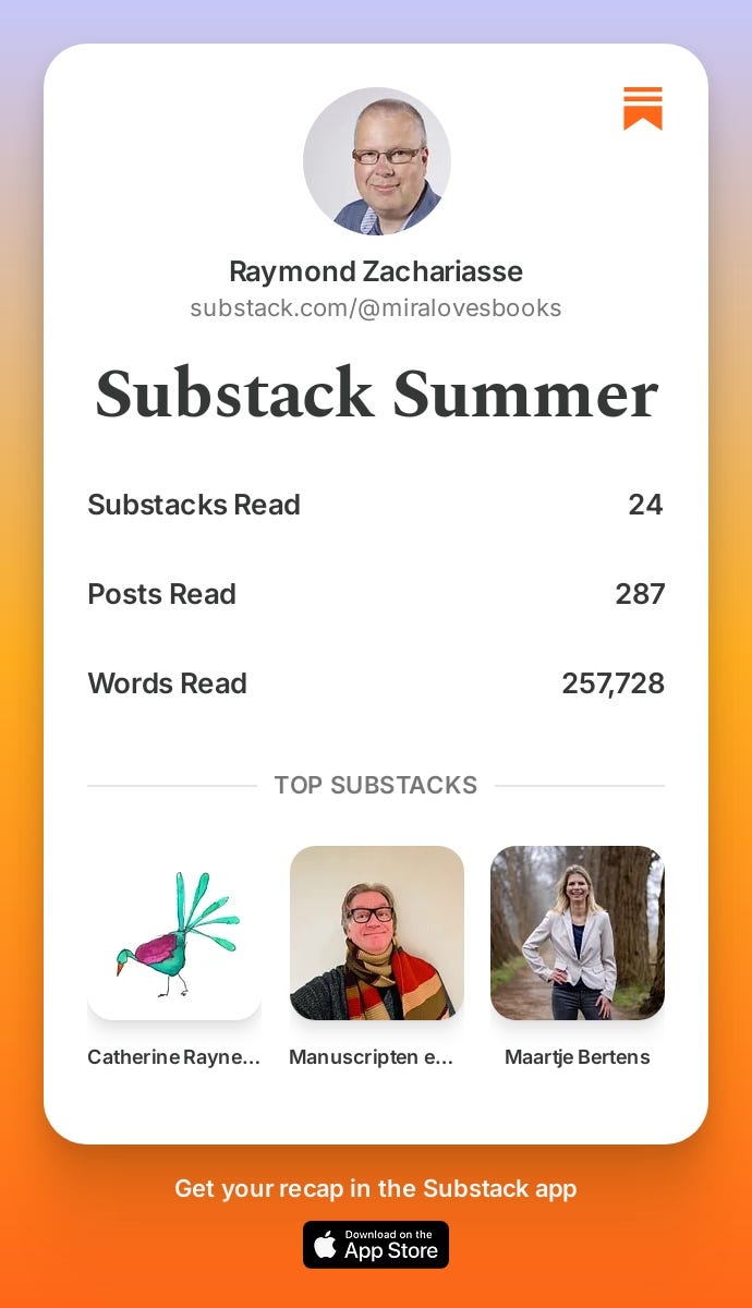 My Substack Summer - Mira Loves Books