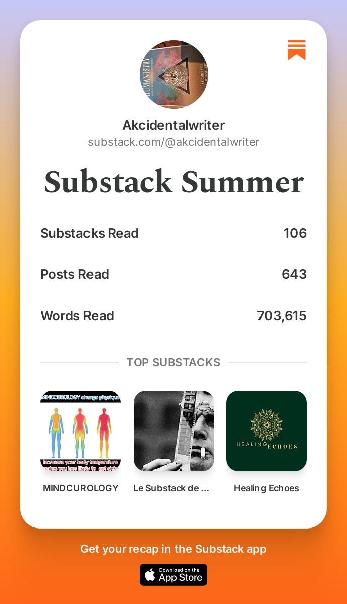 My Substack Summer - Cultural Philosophical Fireworks