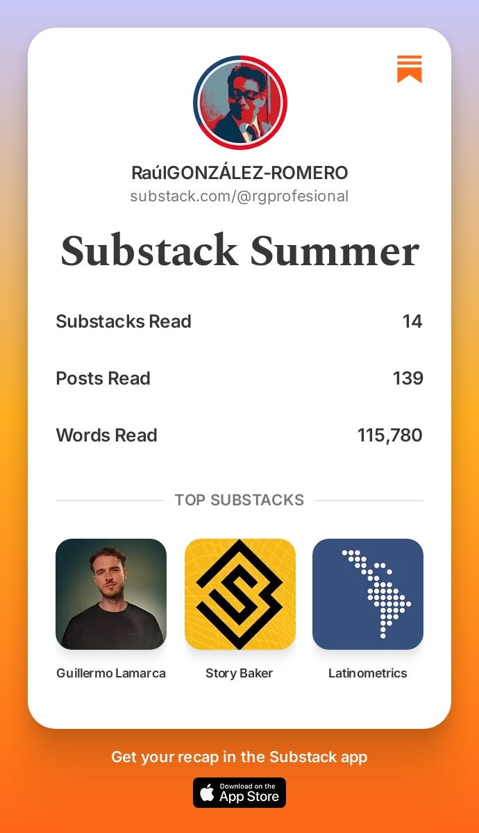 My Substack Summer - by RaúlGONZÁLEZ-ROMERO - DATAEducación