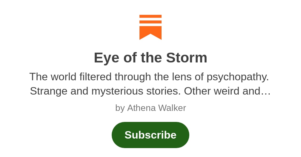 Eye of the Storm | Athena Walker | Substack