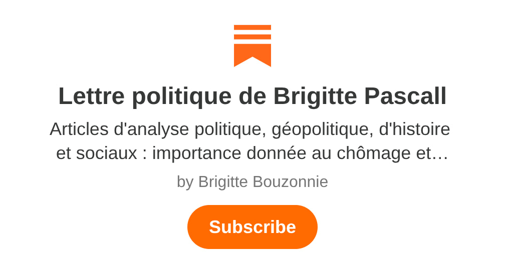Lettre politique de Brigitte Pascall | Substack