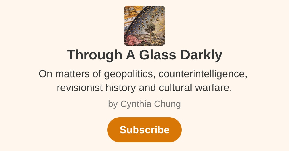 Through A Glass Darkly | Cynthia Chung | Substack