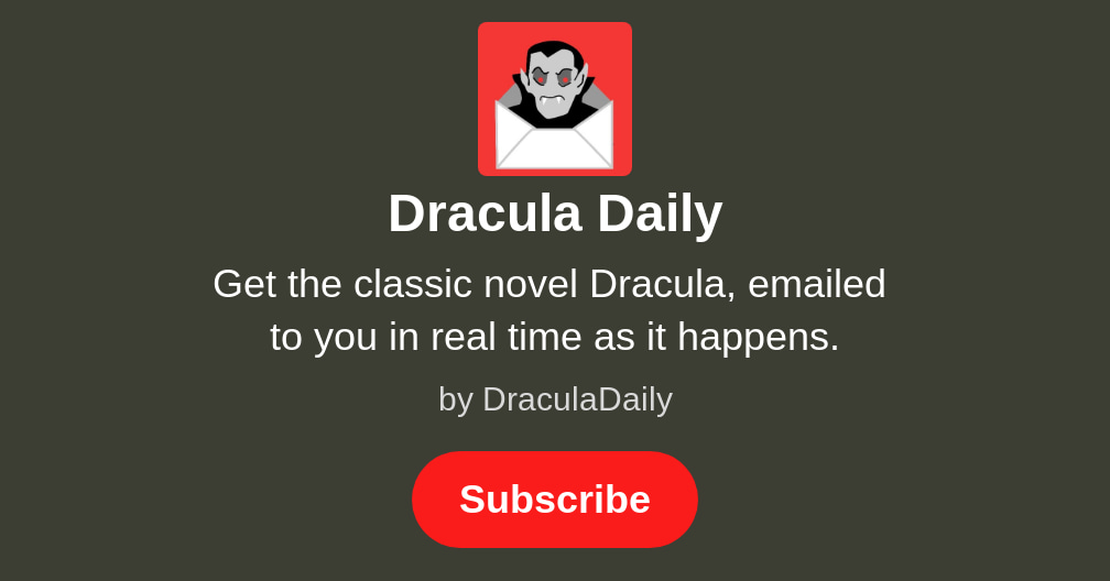 Dracula Daily | DraculaDaily | Substack