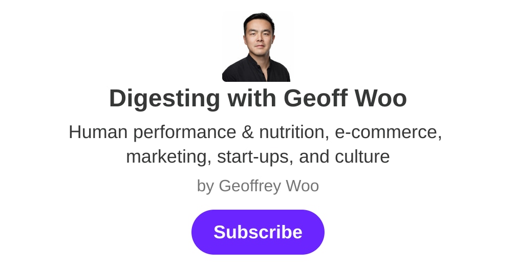 Introduction: Digesting with Geoff Woo - by Geoffrey Woo