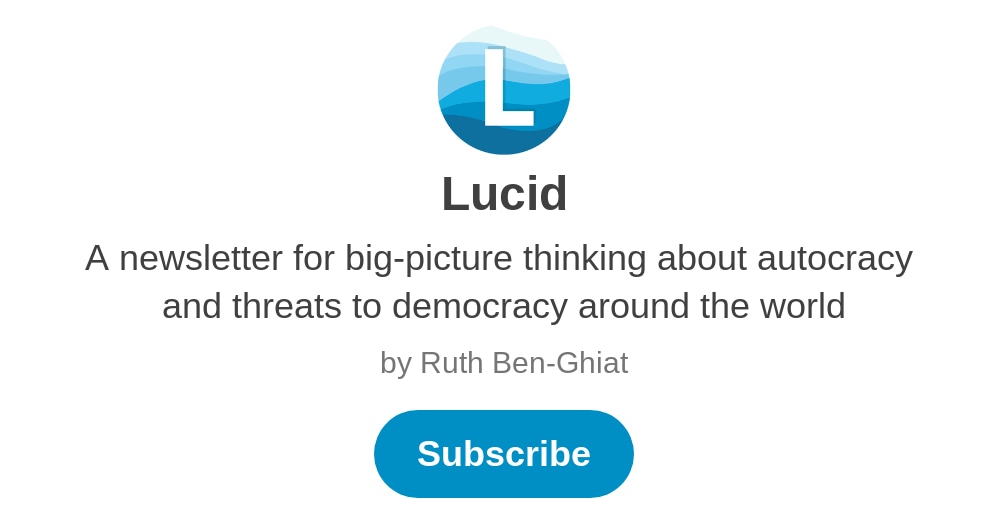 Lucid | Ruth Ben-Ghiat | Substack