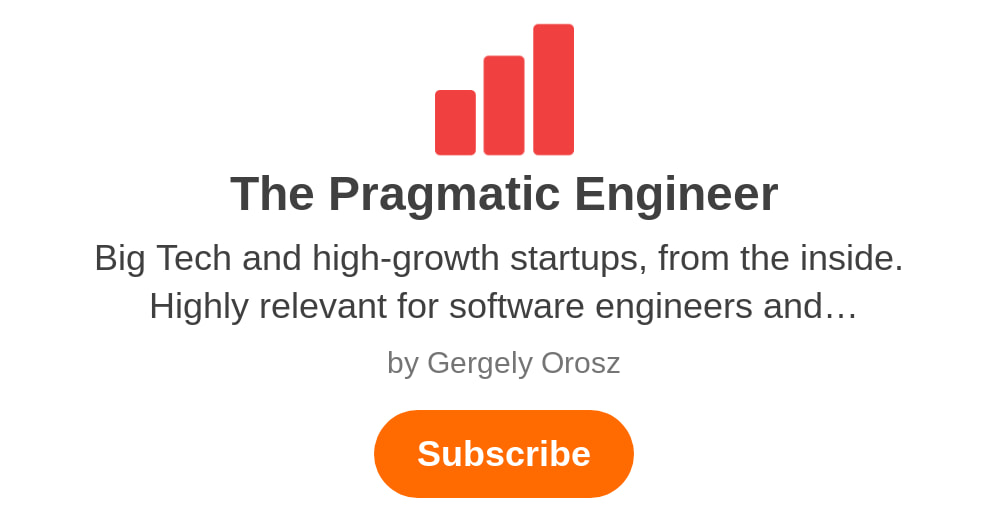 The Pragmatic Engineer | Gergely Orosz | Substack