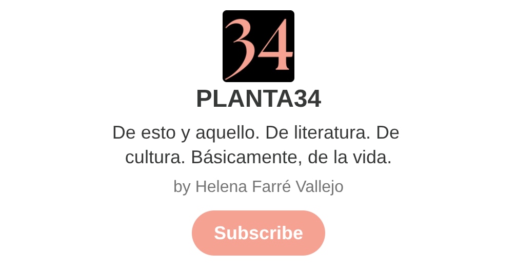 Bienvenidos a Planta34 - by Helena Farré Vallejo - Planta34