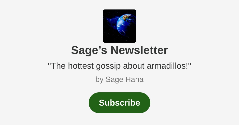 Sage’s Newsletter | Sage Hana | Substack