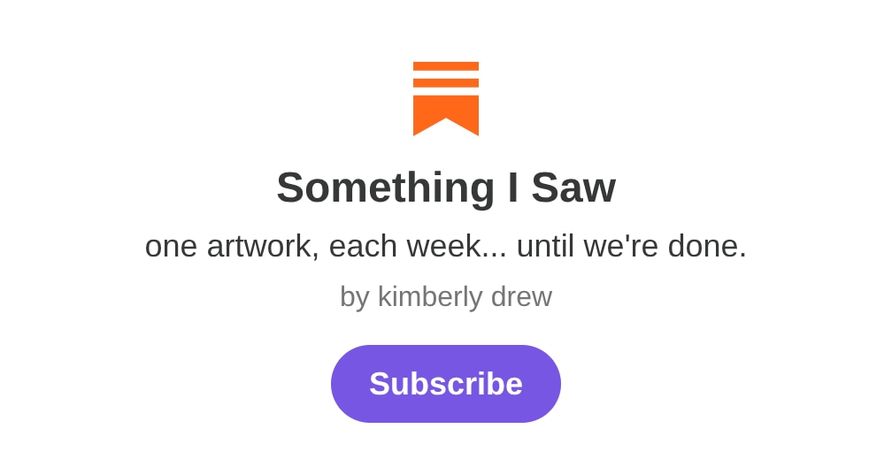 Something I Saw | kimberly r. drew | Substack