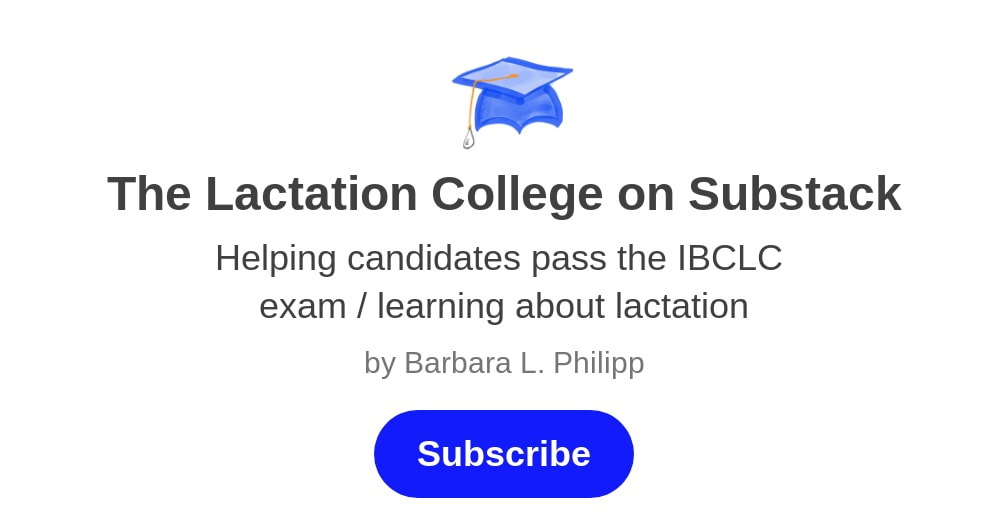 The Lactation College | Barbara L. Philipp, MD | Substack