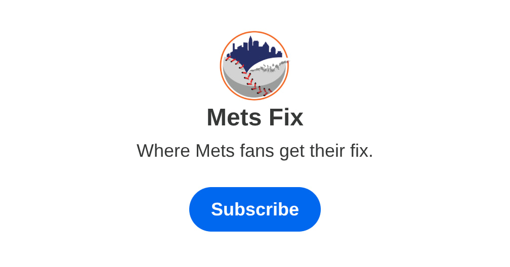 Mets Fix | Jeffrey Bellone | Substack