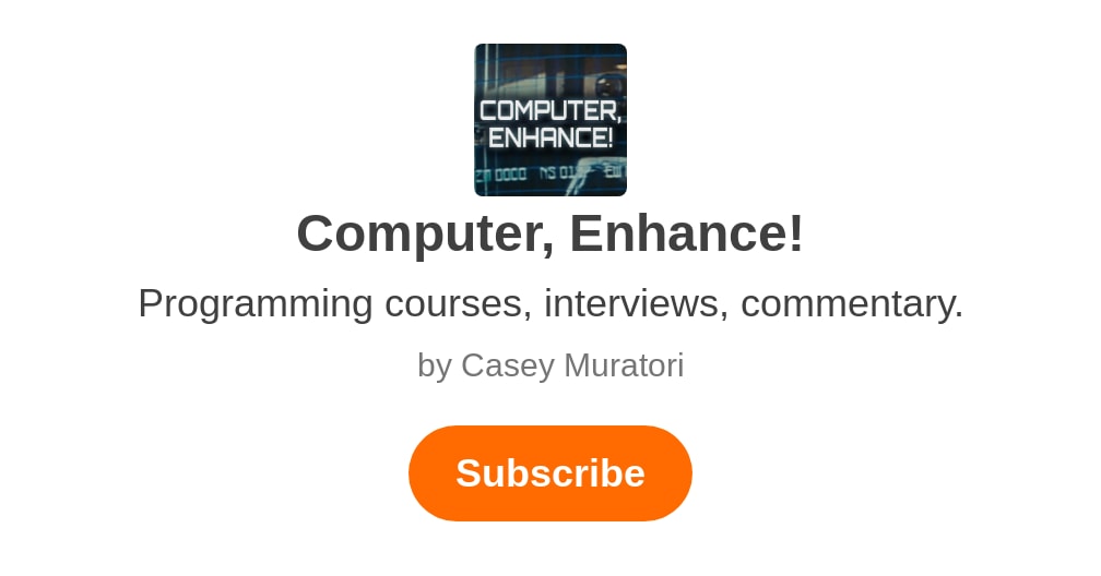 Computer, Enhance! | Casey Muratori | Substack