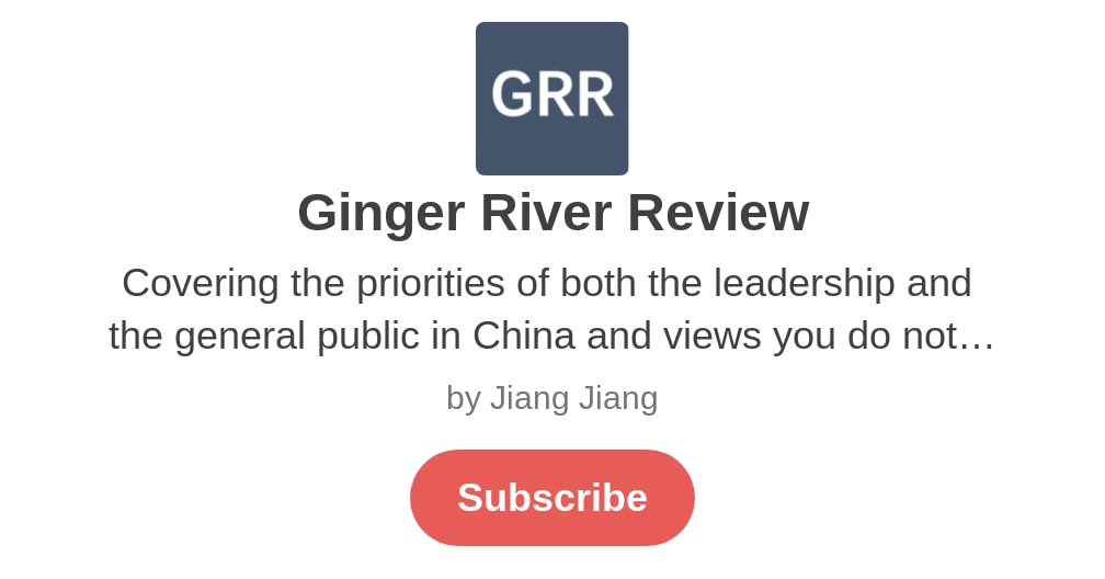 Ginger River Review | Jiang Jiang | Substack