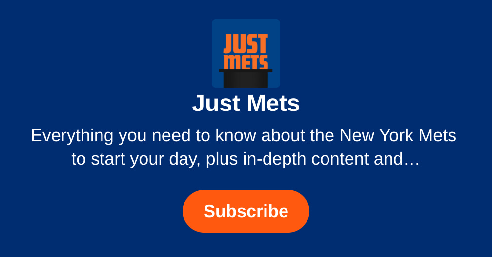 Just Mets | Michael Baron | Substack