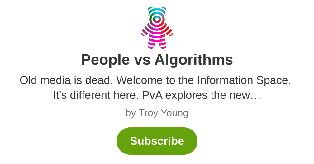 People vs Algorithms | Troy Young | Substack