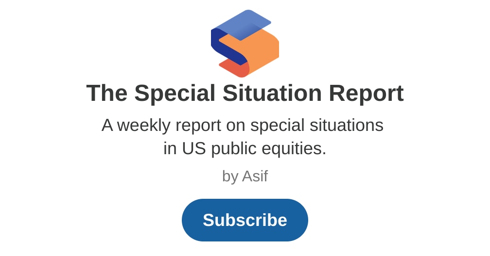 The Special Situation Report | David Paolella | Substack