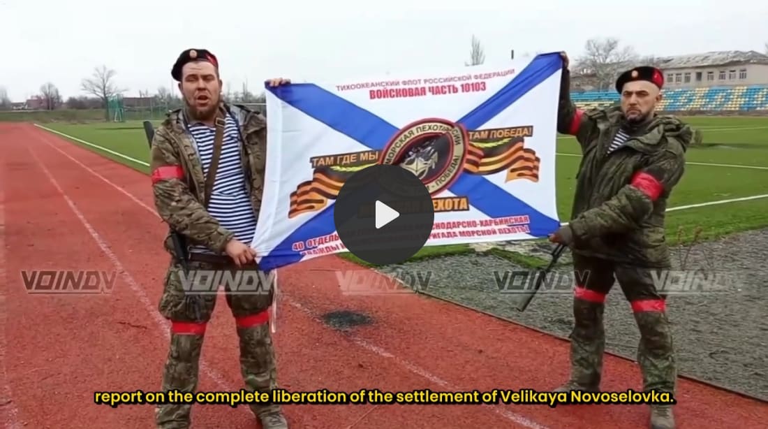 Velyka Novosilka Falls Without Fight, as ‘100 Day Peace Plan ...