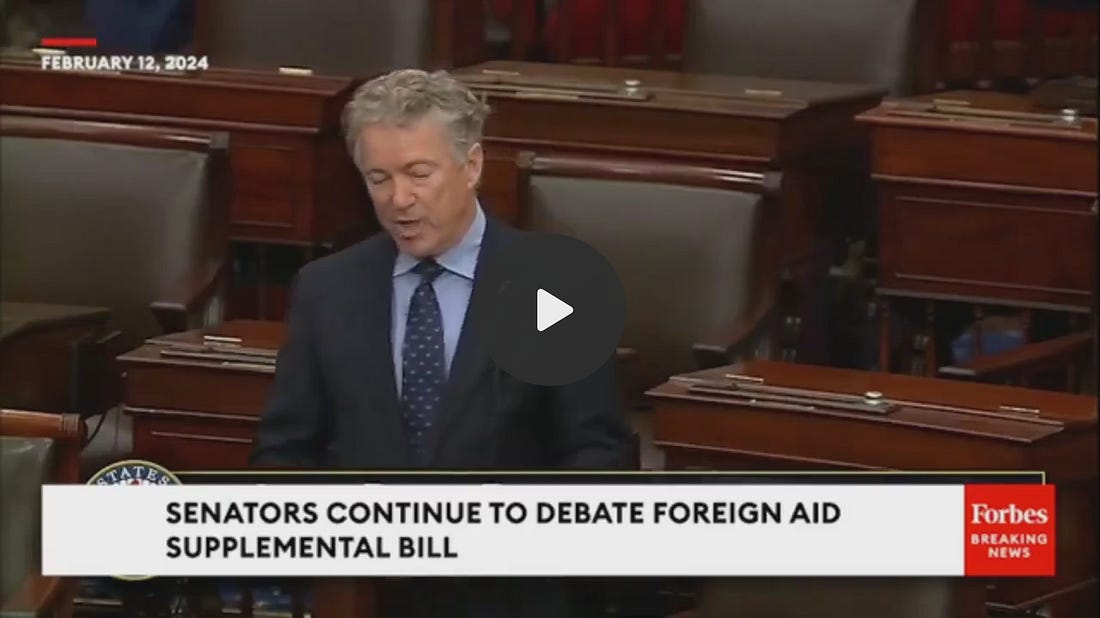 Senator Paul : The Middle Finger To America | peckford42