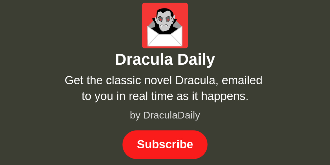Dracula Daily | DraculaDaily | Substack