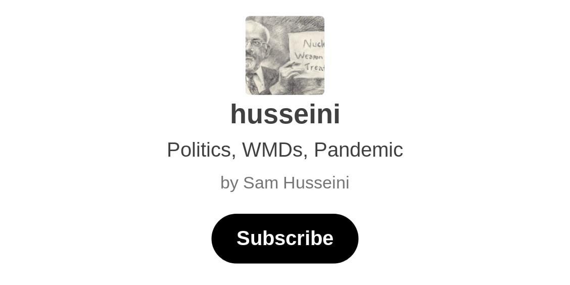 husseini | Sam Husseini | Substack