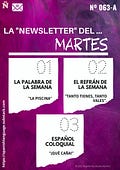 Tuesday's Spanish Language Newsletter! (063-A)