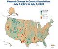 Almost half of American counties have shrinking population