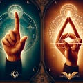 Hand Signals of Baphomet and Baal - by Mark Emery