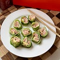 BANG BANG TUNA CUCUMBER ROLL 🥒 - Recipes by Victoria