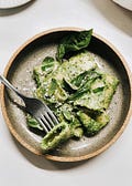 LEMON SPINACH RICOTTA PASTA - by Jodi Moreno