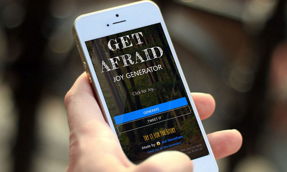 The Joy Generator - Get Afraid with Jed Stoneham