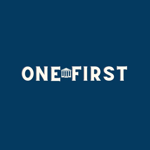 Hello and Welcome to One First! - by Steve Vladeck